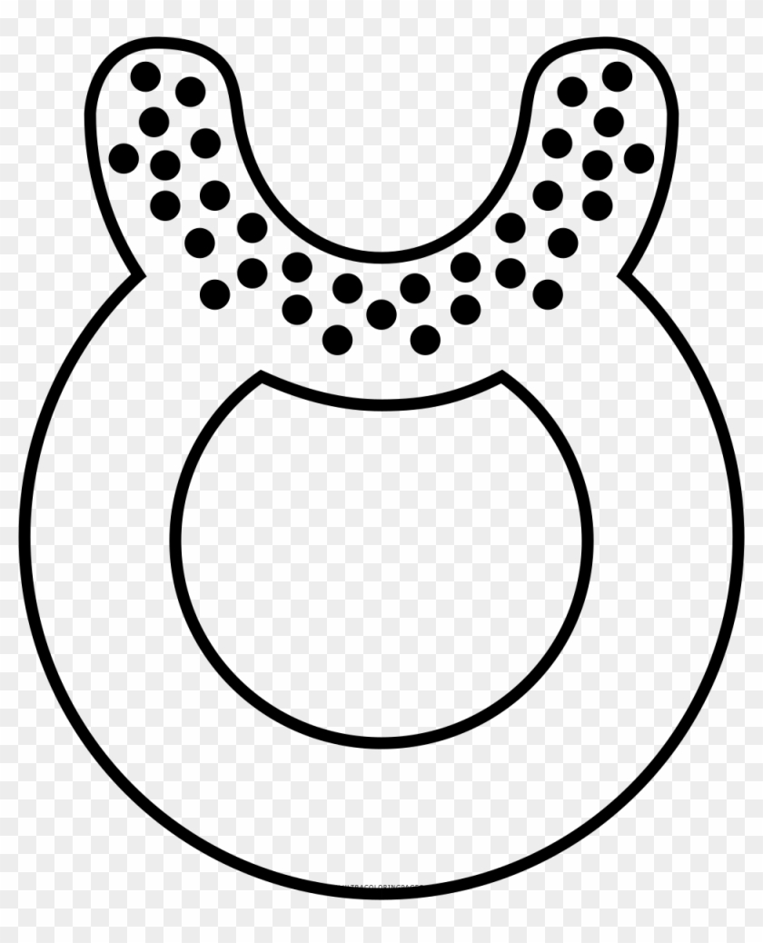 Teething Ring Coloring Page - Drawing - Full Size PNG Clipart Images ...