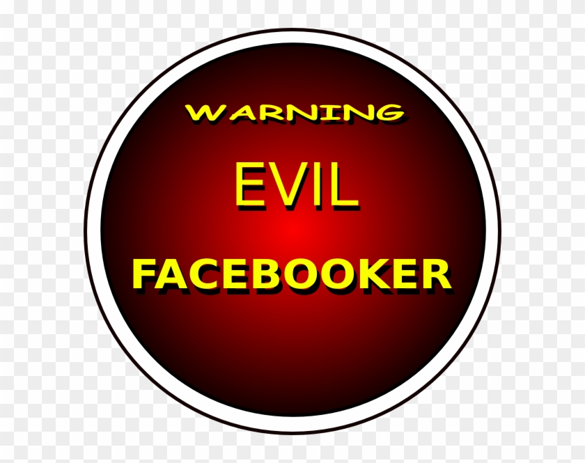 Warning Evil Facebooker Clip Art At Clker - Magazine - Full Size PNG ...