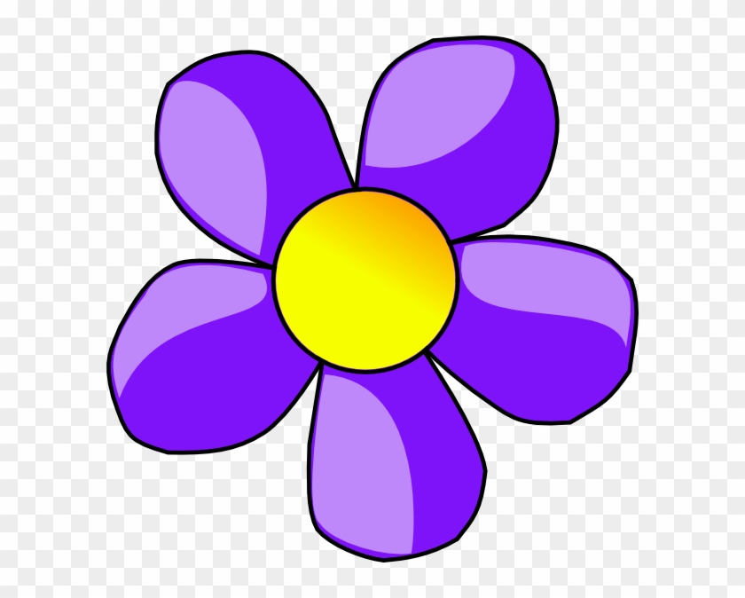 Flower Clip Art - Clip Art Flowers Purple - Full Size PNG Clipart ...