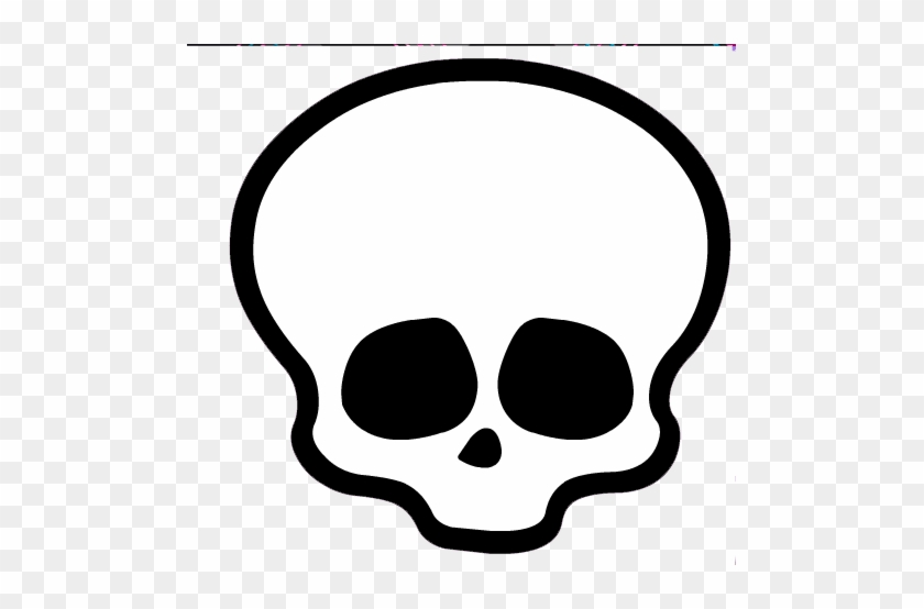 Monster High Skull For Kids - Tattoo De Monster High - Full Size PNG ...