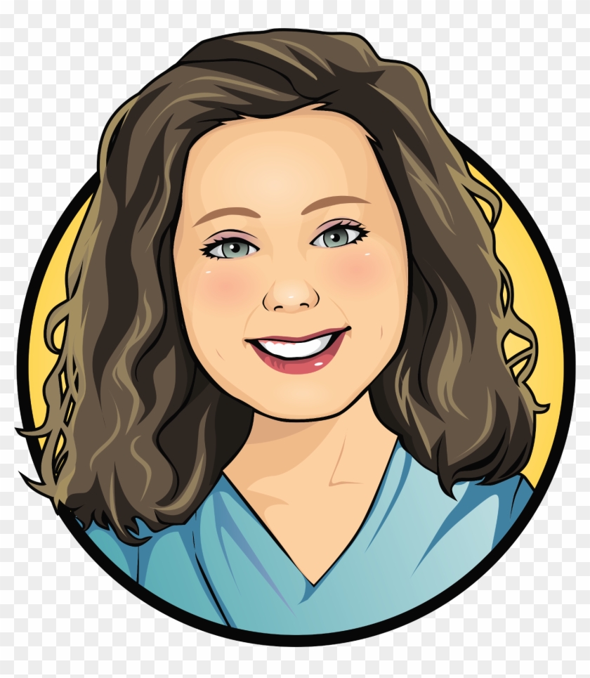 Gayle Illustrated Headshot Highres - Clipart Woman Headshot - Full Size ...