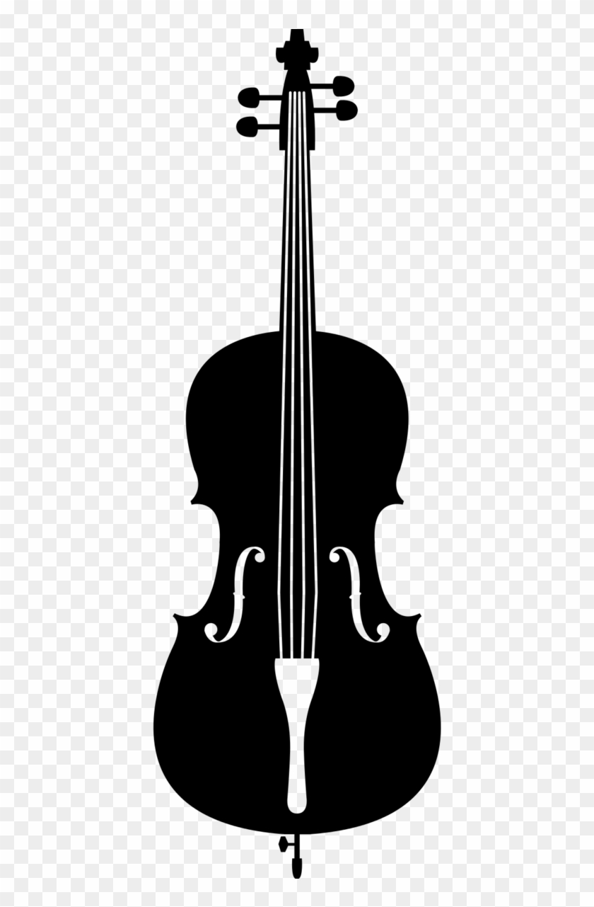 Cello Mit Bogen - Full Size PNG Clipart Images Download