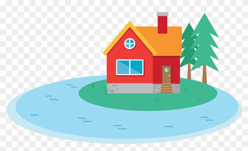 Lake House - House - Full Size PNG Clipart Images Download