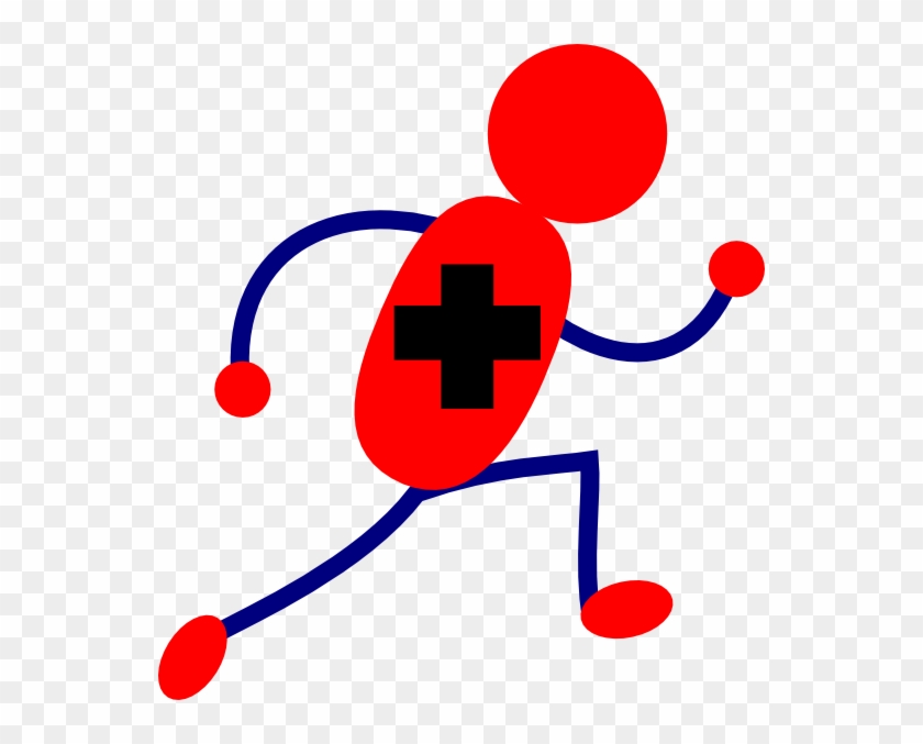 Positive Charge Big Cross Clip Art - Running Stickman - Full Size PNG ...