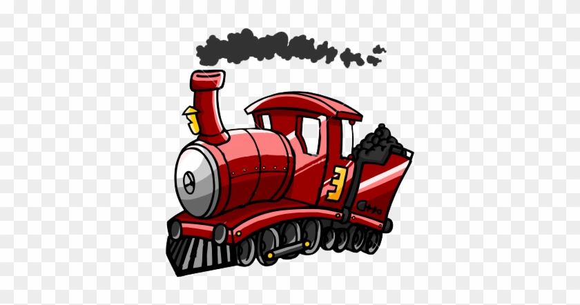 Red Train - Cartoon Trains With Smoke - Full Size PNG Clipart Images ...