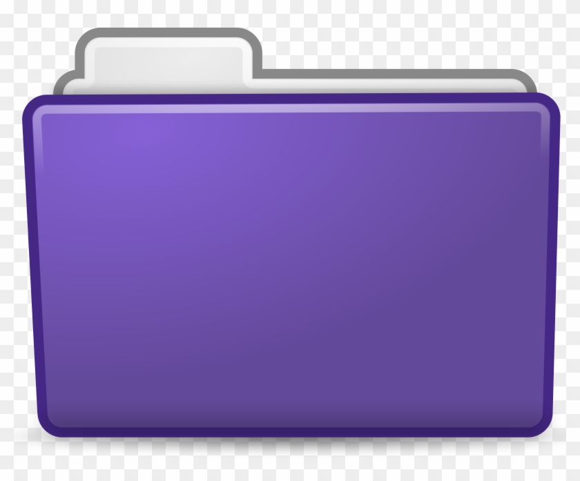 Violet Folder Icon - Violet Folder - Full Size PNG Clipart Images Download