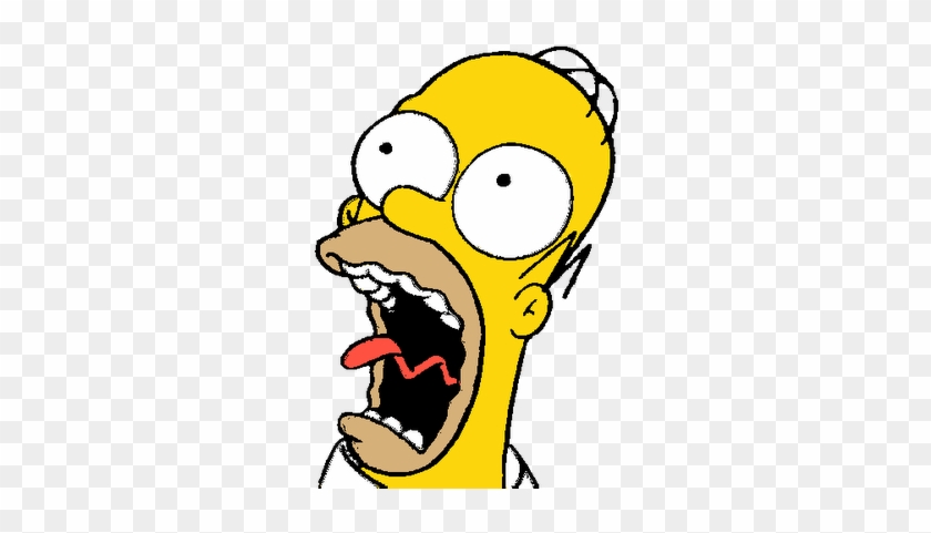 Report This Image - Homer Simpson Scream Png - Full Size PNG Clipart ...