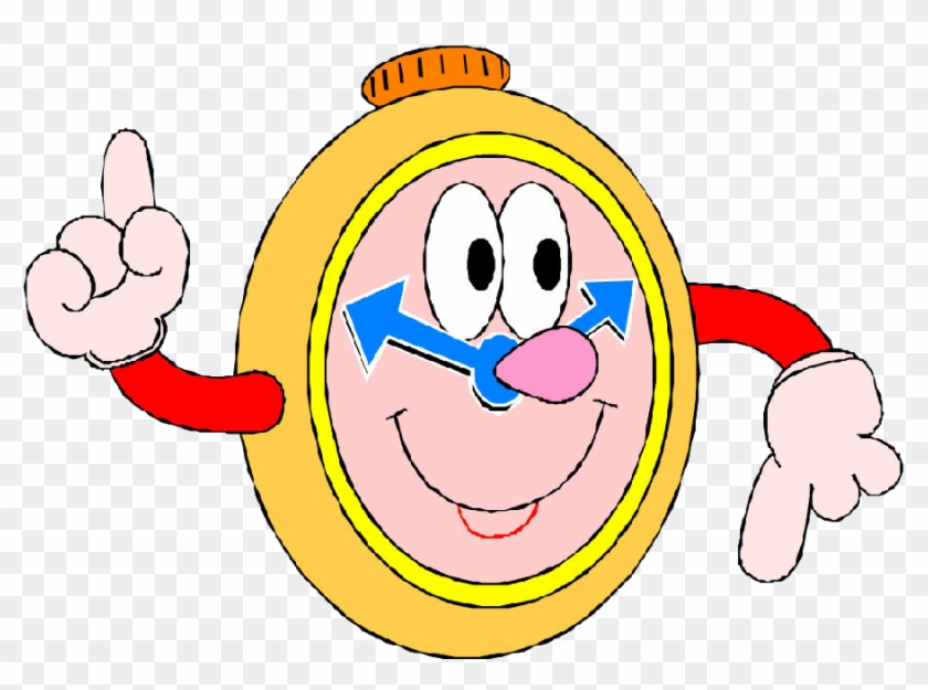 Cartoon Watch Drawing Clip Art - Arrival Time At School - Full Size PNG ...