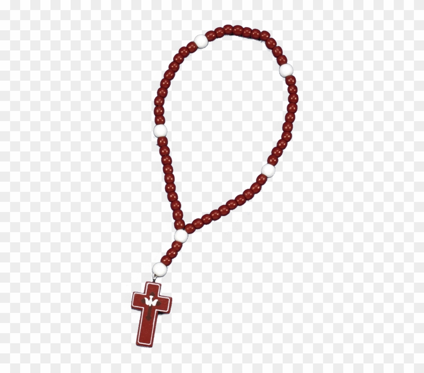Red Wood Confirmation Rosary- Light Of The World - Rosary - Full Size ...