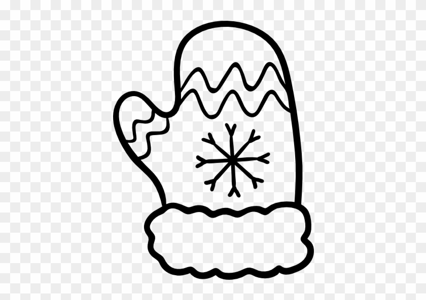 Mitten Free Icon - Line Art - Free Transparent PNG Clipart Images Download