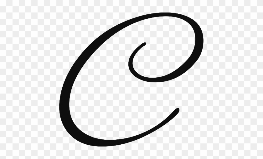 Download And Use C Png Clipart - Letter C In Cursive - Full Size PNG ...