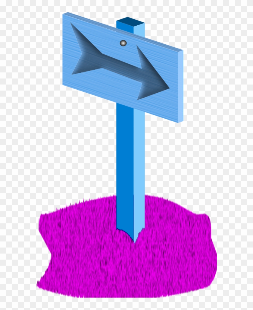 Sign Post Arrow Right - Clip Art - Full Size PNG Clipart Images Download