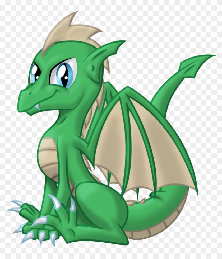 Little Dragon Clipart Green Dragon - Cartoon - Free Transparent PNG ...