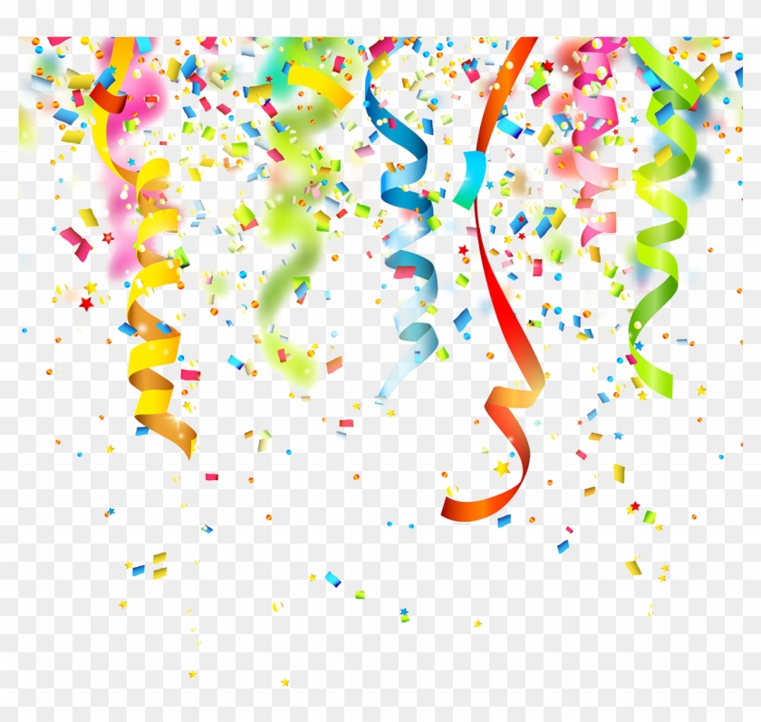 Birthday Confetti Party Clip Art - Confetti Photoshop Brushes Free ...