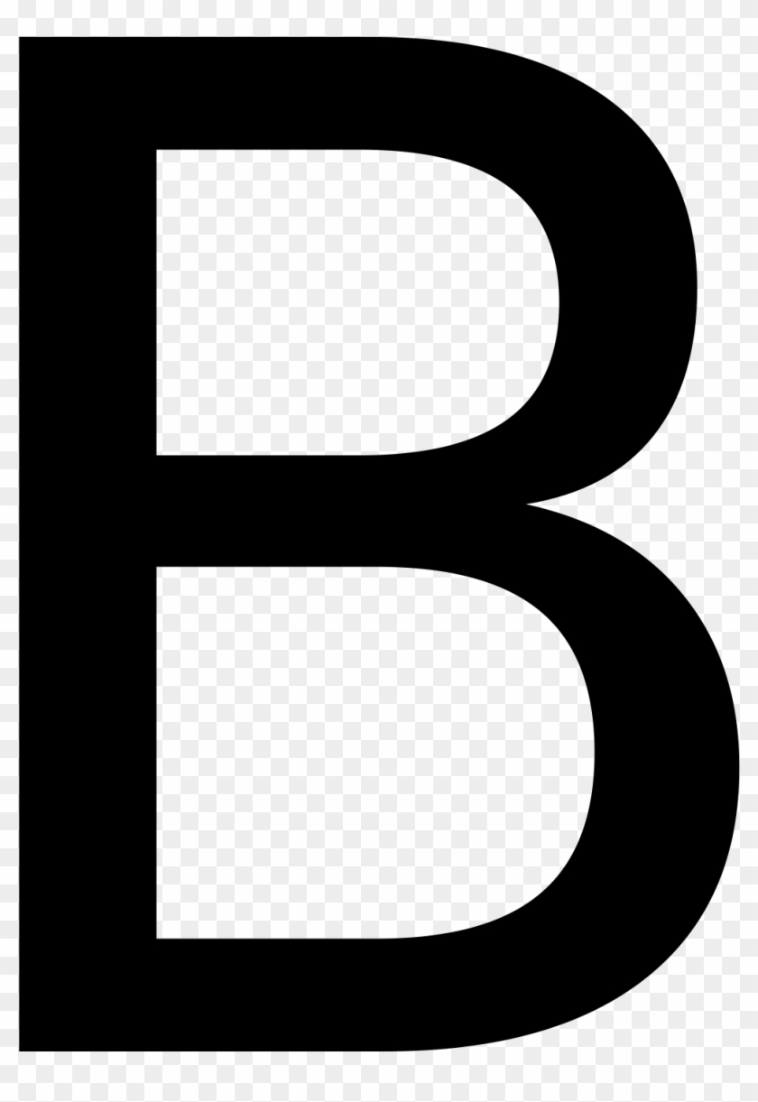 Letter B - Letter B Transparent Background - Full Size PNG Clipart ...