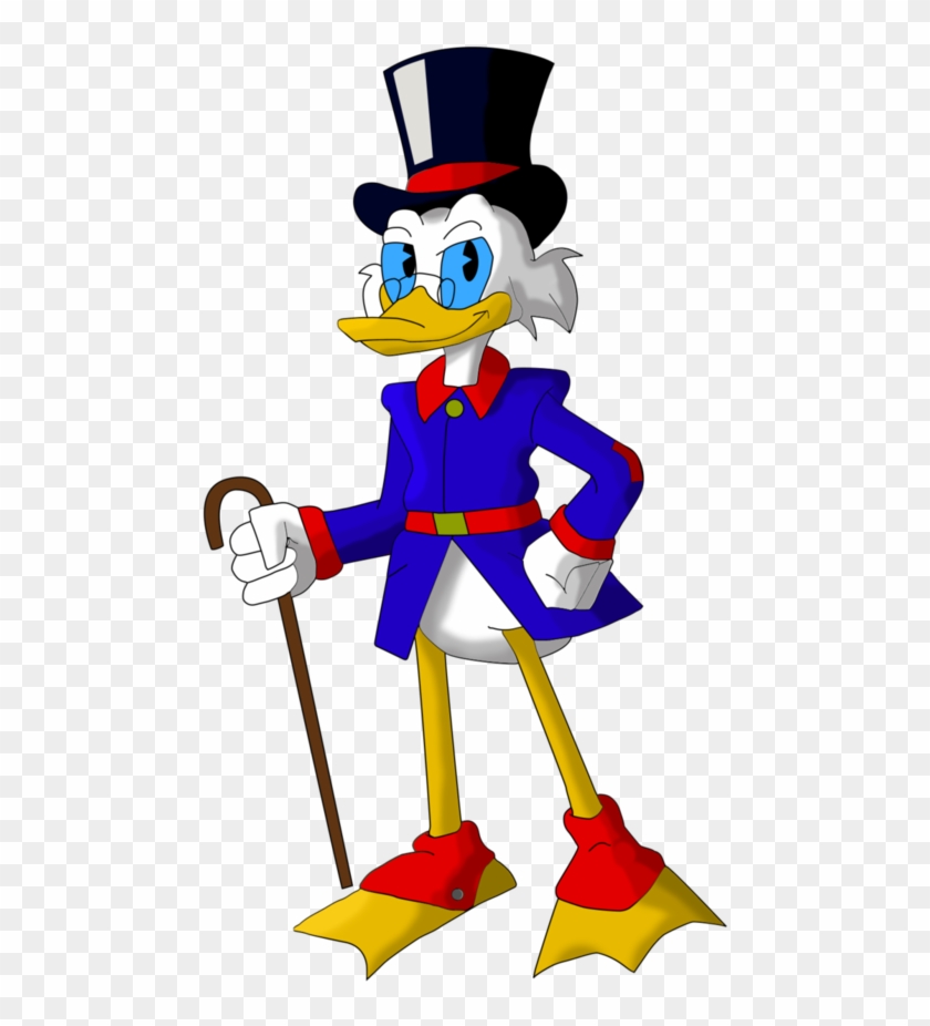 Scrooge Mcduck Cartoon By Dragonrex1 - Cartoon - Full Size PNG Clipart ...