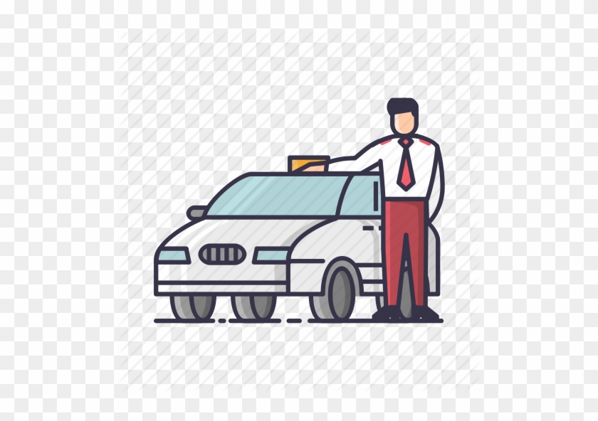 Driving Clipart Auto Driver - Car With Driver Icons - Full Size PNG ...