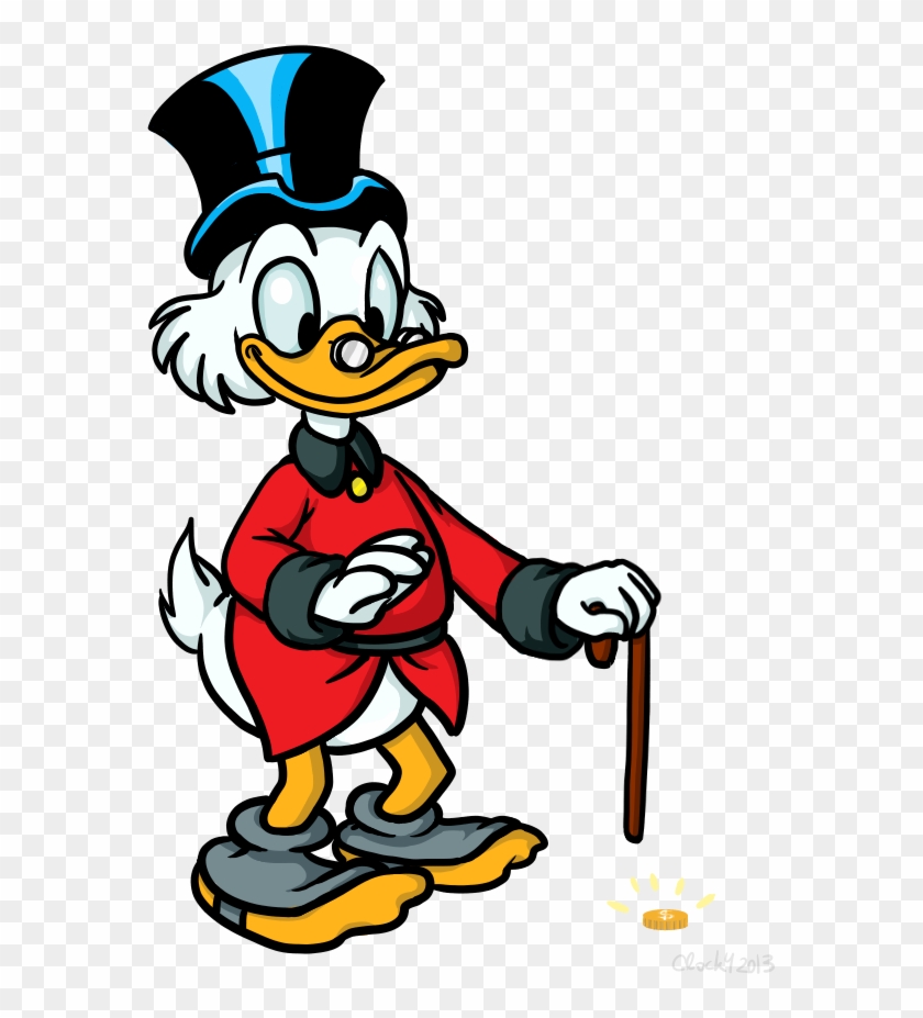 Idap Of Scrooge Mcduck - Cartoon - Full Size PNG Clipart Images Download