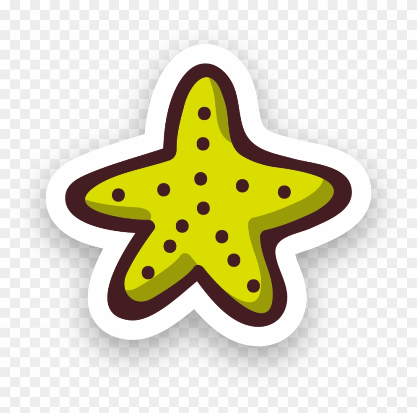 Starfish Yellow Cartoon - Starfish Yellow Cartoon - Free Transparent ...