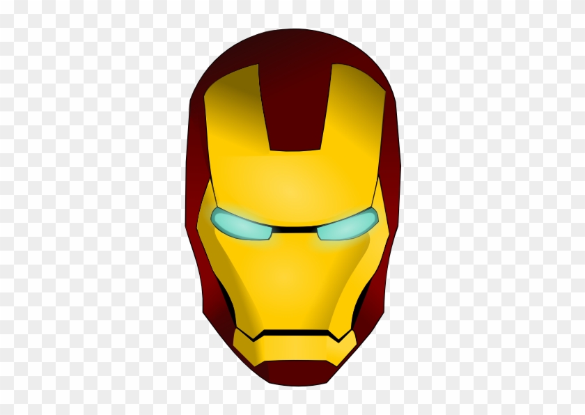 Iron Man's Head By Pimix - Iron Man - Full Size PNG Clipart Images Download