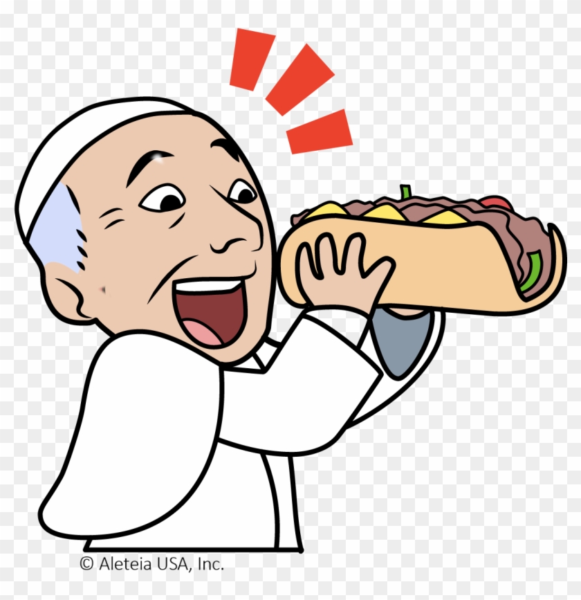 Pope Francis Has The Best Emojis - Sandwich Emojis - Full Size PNG ...