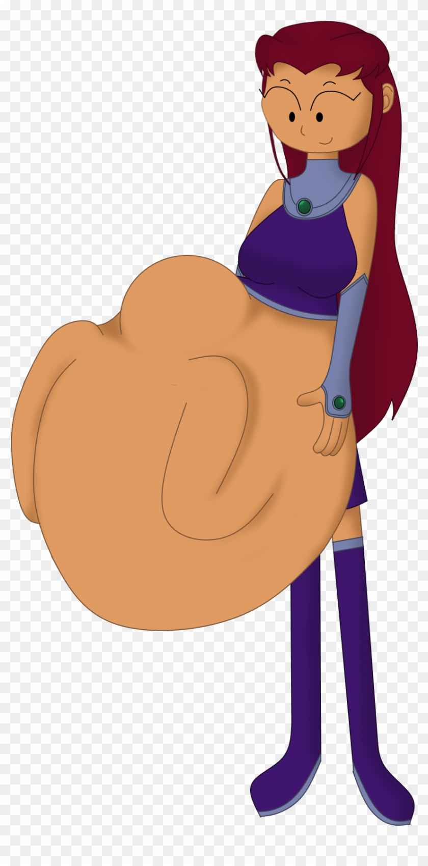Starfire Ate Someone By Girlsvoreboys Starfire Ate - Starfire Vore - Full Size PNG Clipart ...