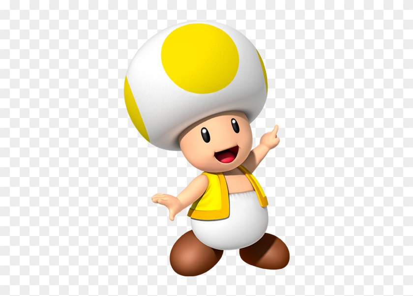 Alt Tag - Yellow Toad Mario Bros - Full Size PNG Clipart Images Download
