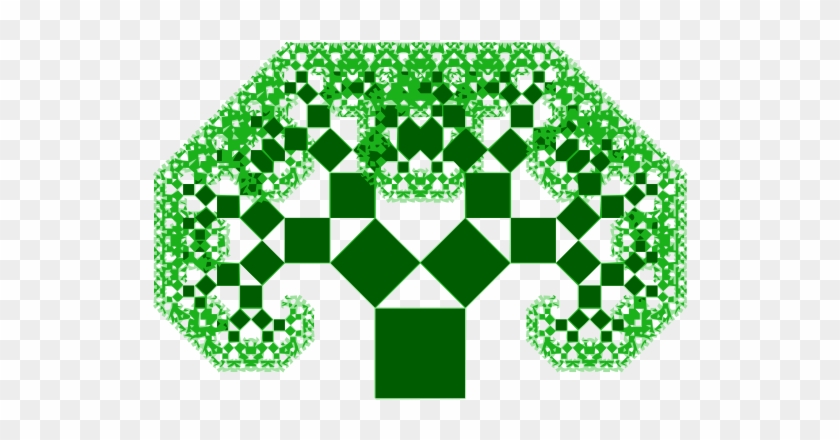 Pythagoras Tree 555px - Pythagoras Tree - Free Transparent PNG Clipart ...