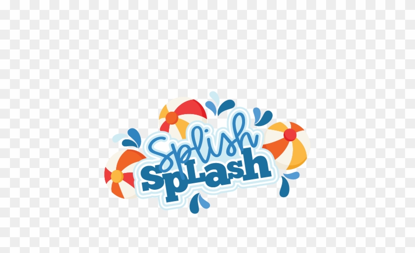 Splish Splash Title Svg Scrapbook Cut File Cute Clipart - Splish Splash ...