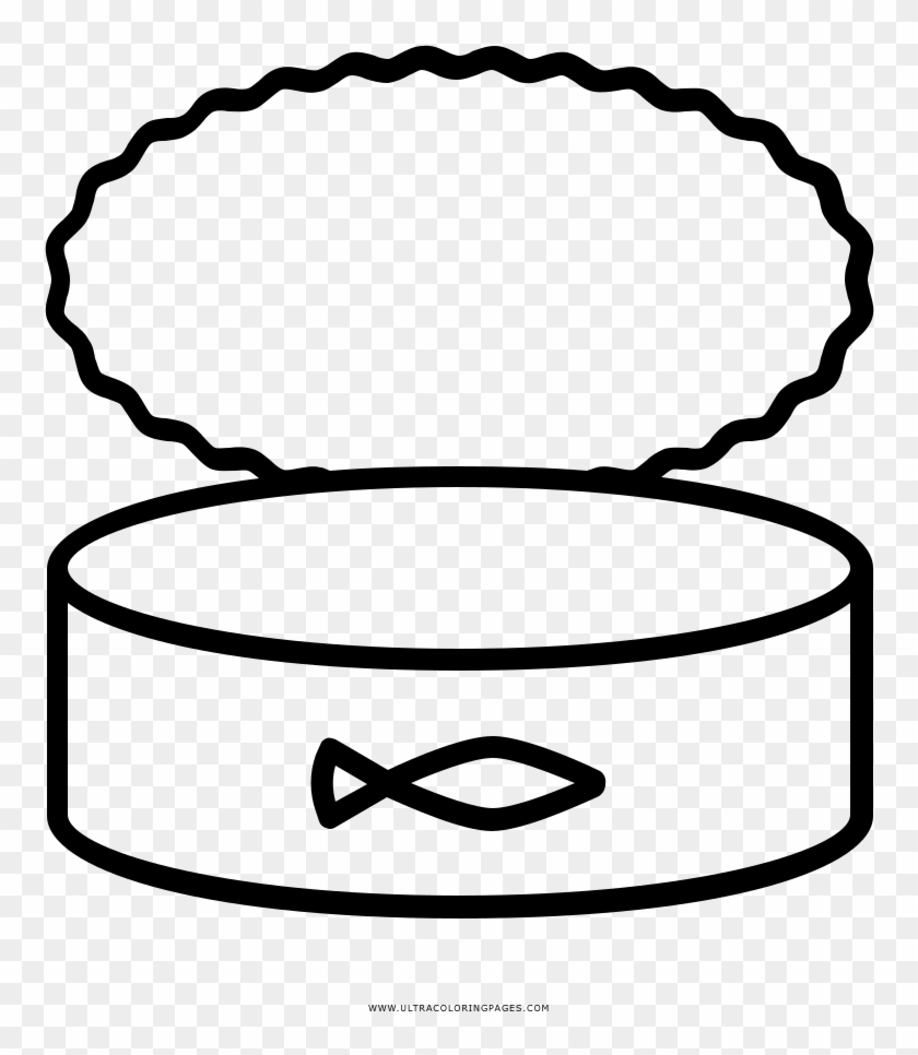 Canned Tuna Coloring Page - Tuna Coloring Page - Full Size PNG Clipart ...