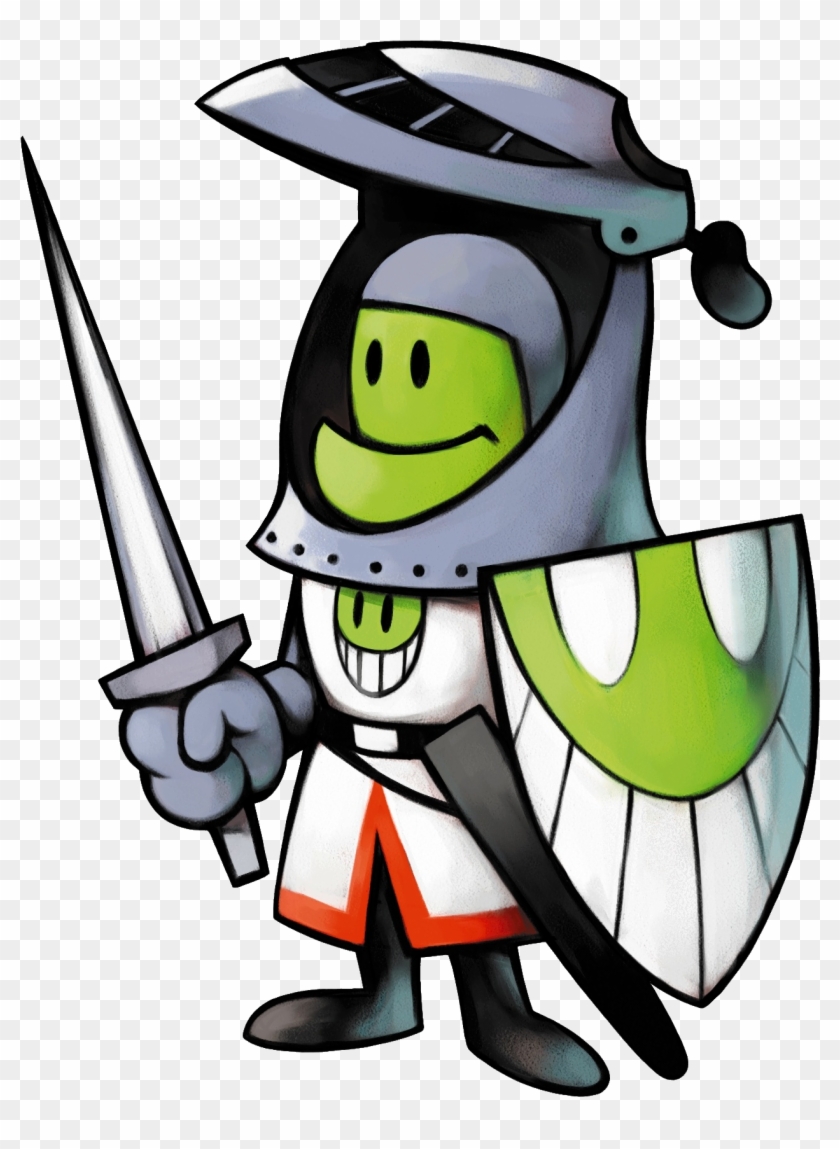 Guard - Mario Luigi Superstar Saga Artwork - Full Size PNG Clipart ...