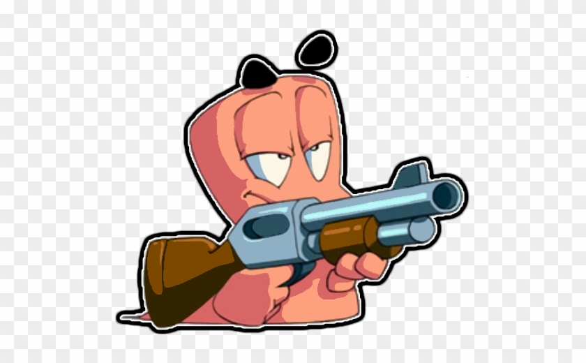 Worms Reloaded - Shotgun - Worms Game Characters - Full Size PNG ...