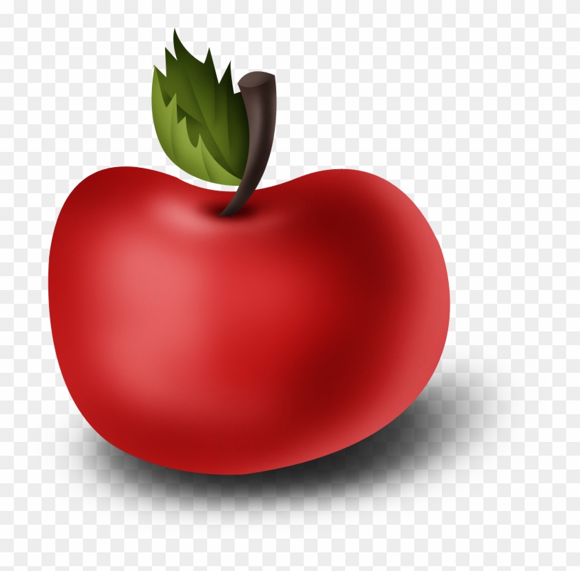 Apple Drawing - Red Apple - Apple Drawing - Red Apple - Free ...
