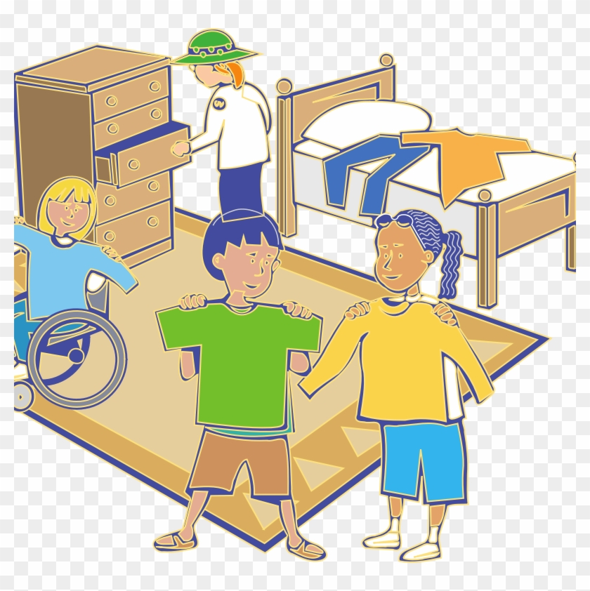 Clipart - Getting Dressed - Getting Dressed Clipart - Full Size PNG ...