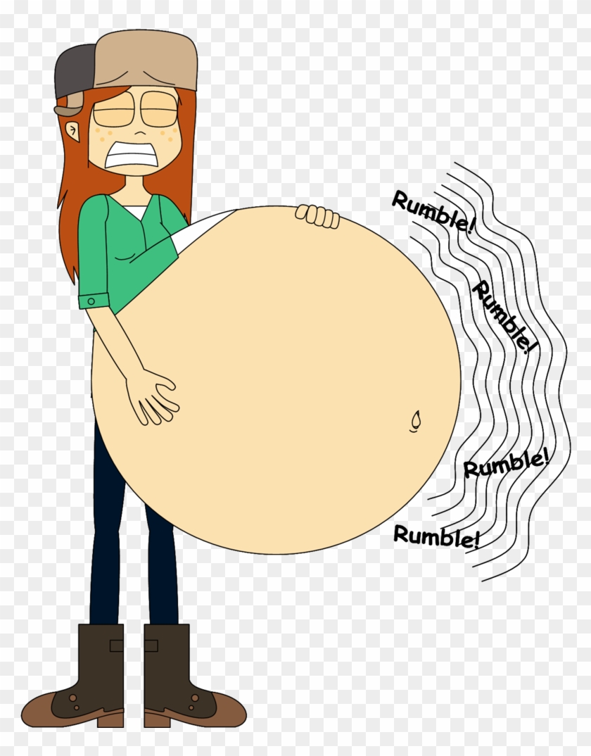 Wendy's Belly Ache By Angry-signs - Cartoon - Full Size PNG Clipart ...