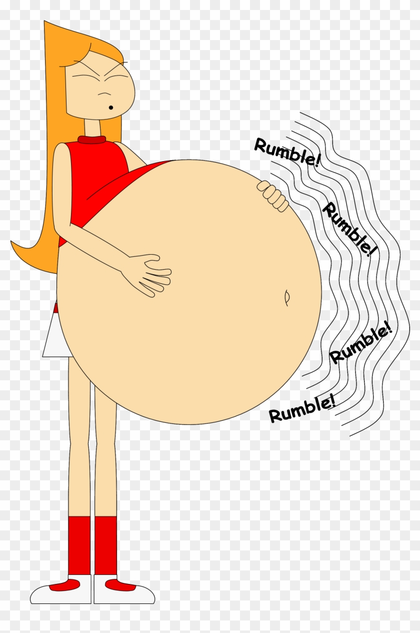 Candace's Belly Ache By Angry-signs - Candace Flynn - Full Size PNG ...