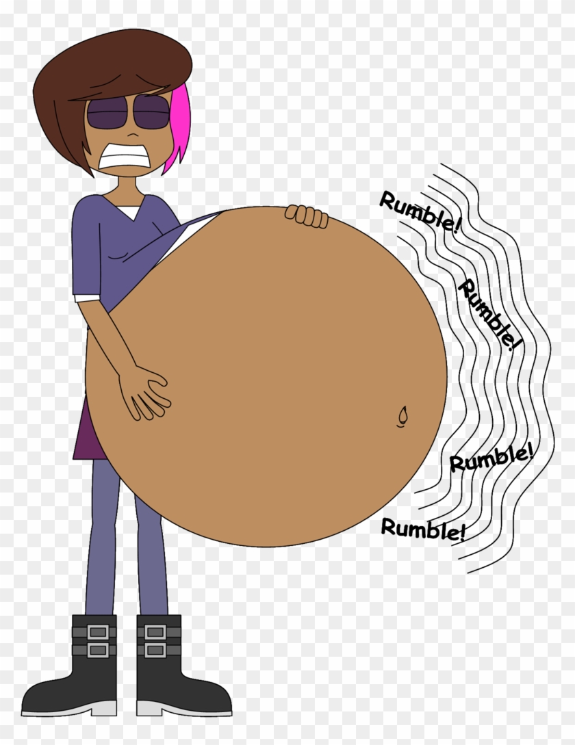 Tambry's Belly Ache By Angry-signs - Belly - Full Size PNG Clipart ...