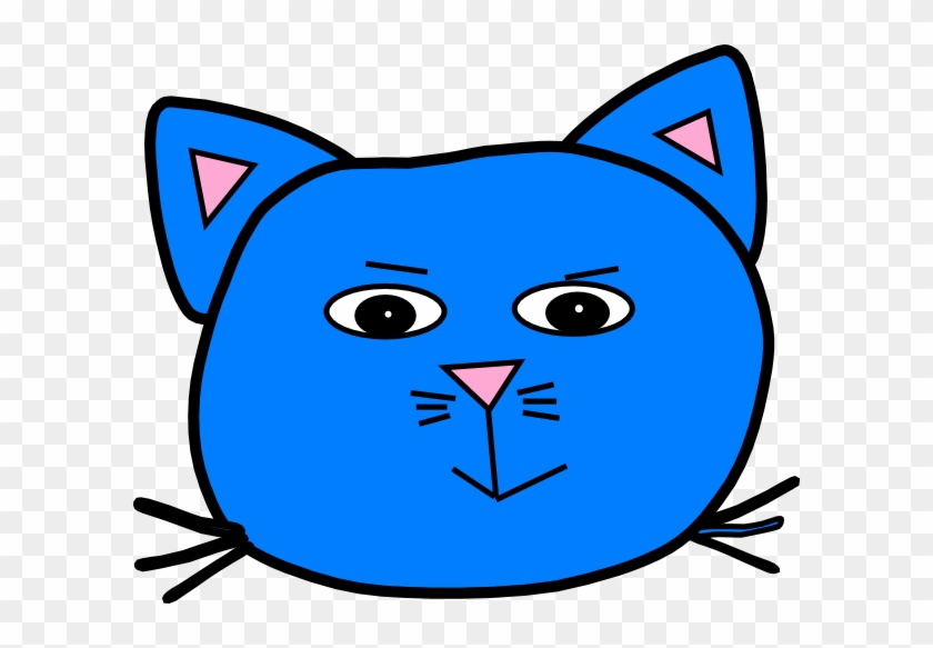 Sad Blue Cat - Full Size PNG Clipart Images Download