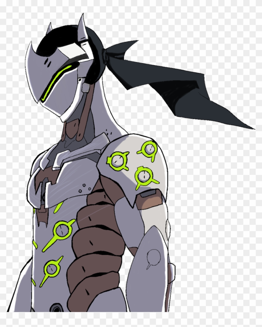 Genji The Cyborg Ninja By Zemroth - Genji Anime Png - Full Size PNG ...