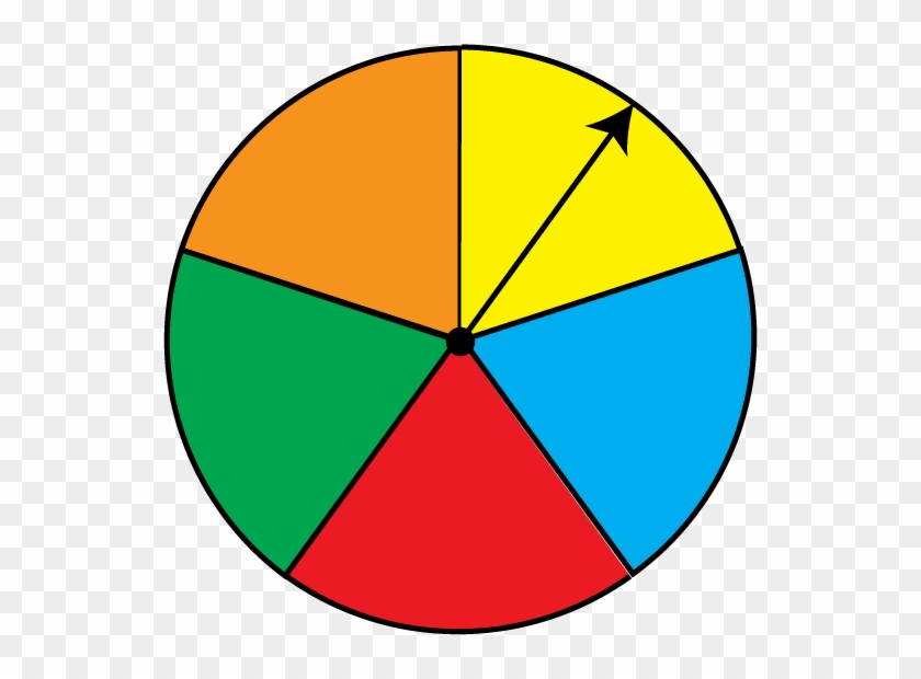 Math Clip Art Spinner 5 Sections Result - Spinner Clipart - Full Size ...