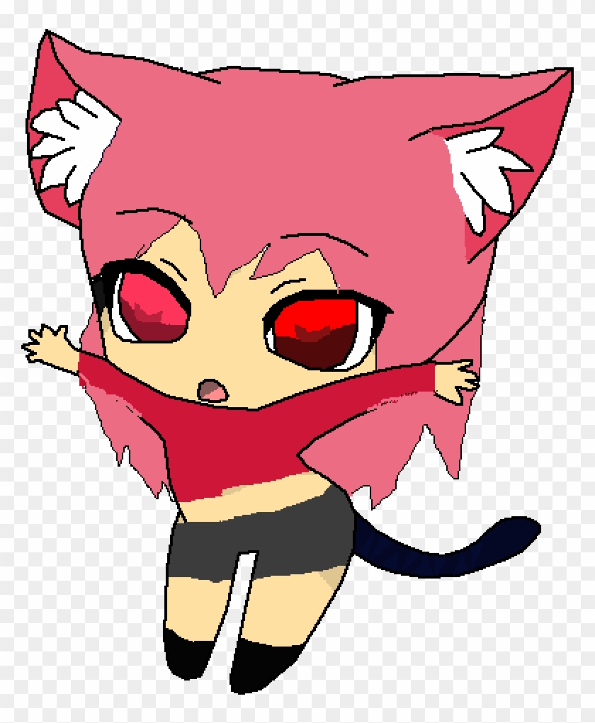 Pink Cat - Cartoon - Full Size PNG Clipart Images Download