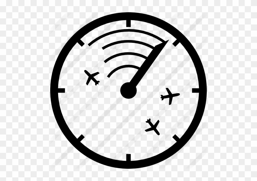 Airplanes On Radar - Radar En Blanco Y Negro - Full Size PNG Clipart ...