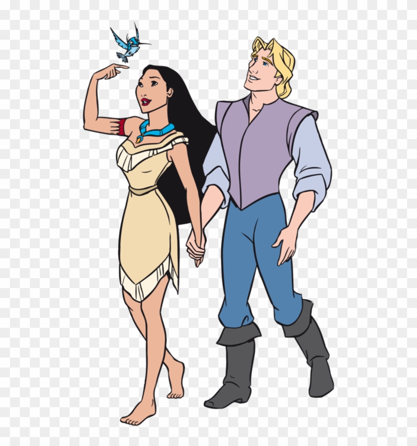 Pocahontas And John Smith By Ireprincess - Pocahontas - Full Size PNG ...