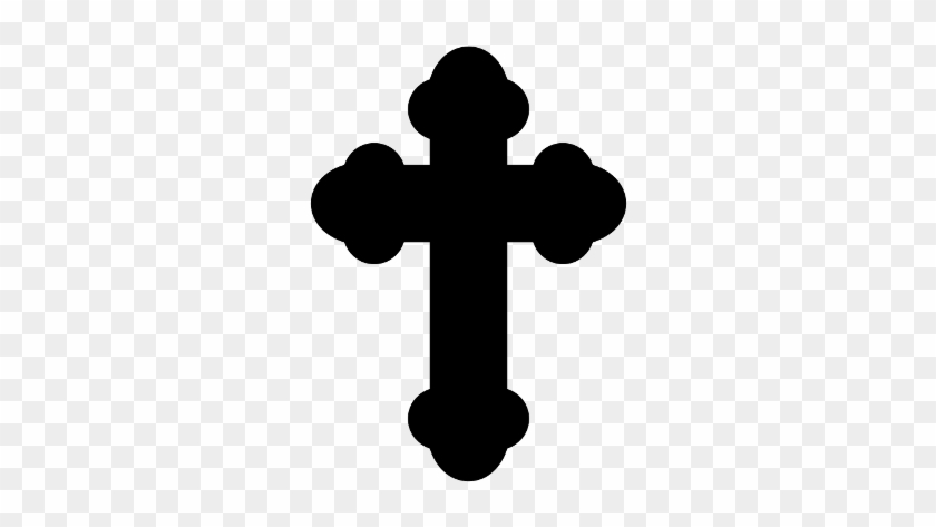 Budded Cross - Cross Vector - Full Size PNG Clipart Images Download