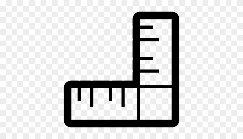 Right Angle Rulers Vector - Right Angle Ruler Icon - Full Size PNG ...
