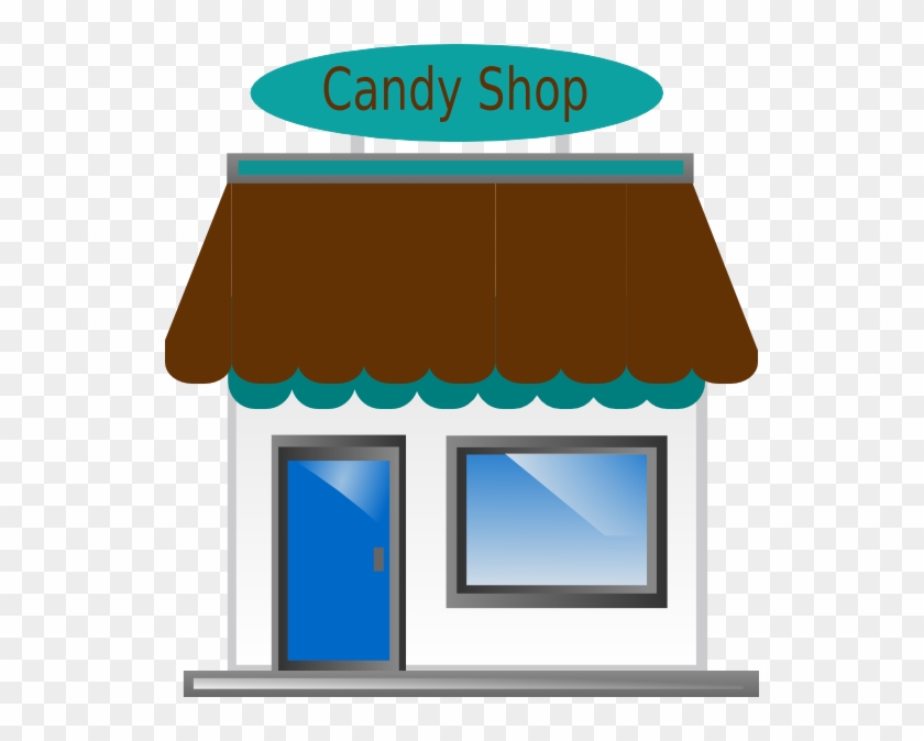 Candy Shop Front - Cartoon Store Transparent Background - Full Size PNG ...