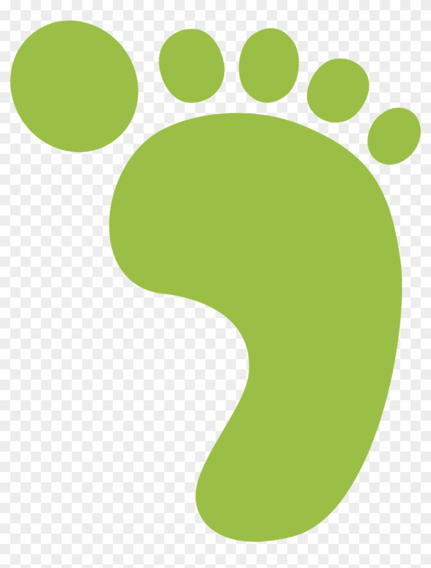 Foot Print Step Trail Symbol Icon Path - Footprint Png - Full Size PNG ...