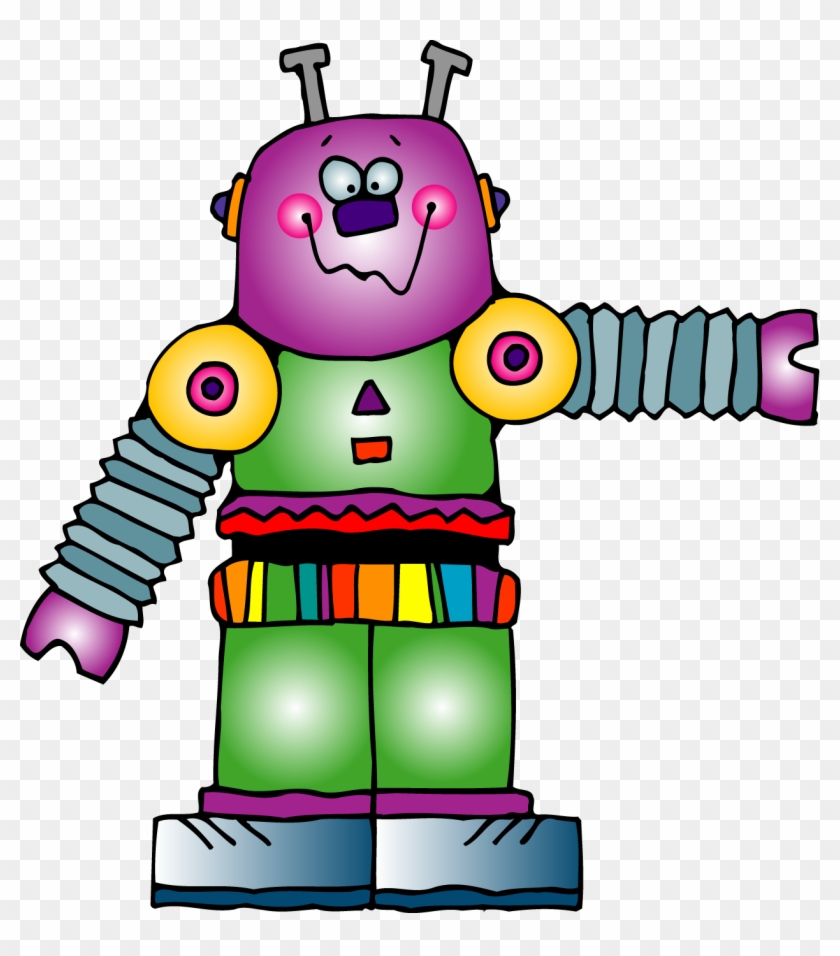 Robot Clip Art Black And White Free Clipart Images - Robots Clipart ...