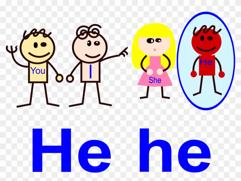 Clipart Pronoun He Rh Openclipart Org The Clip Art - Pronoun He - Full ...