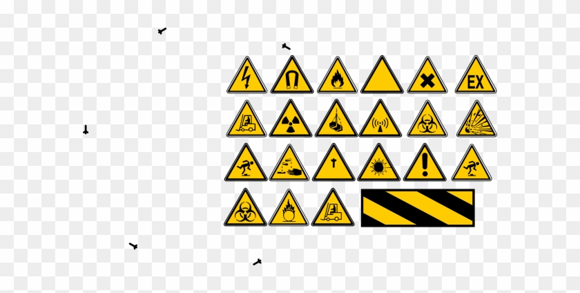 Small Danger Sign - Full Size PNG Clipart Images Download